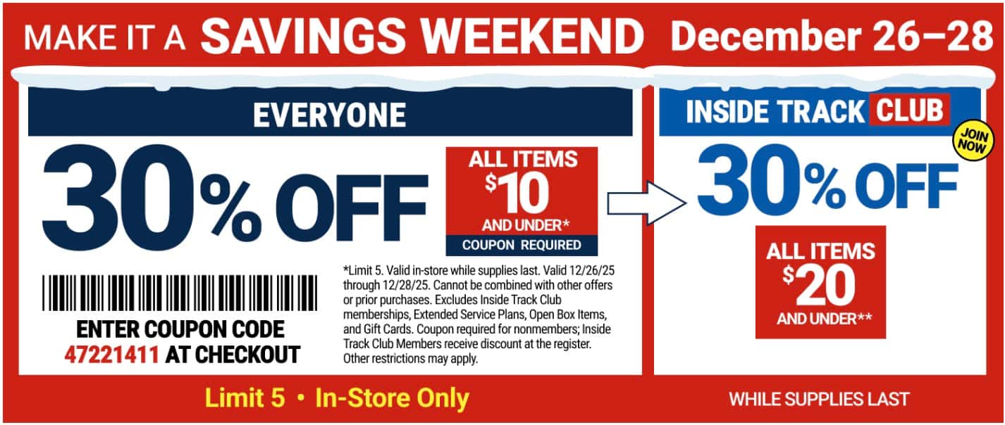 Harbor Freight Weekend Flyer (12/26/25 – 12/28/25) Sales Preview!