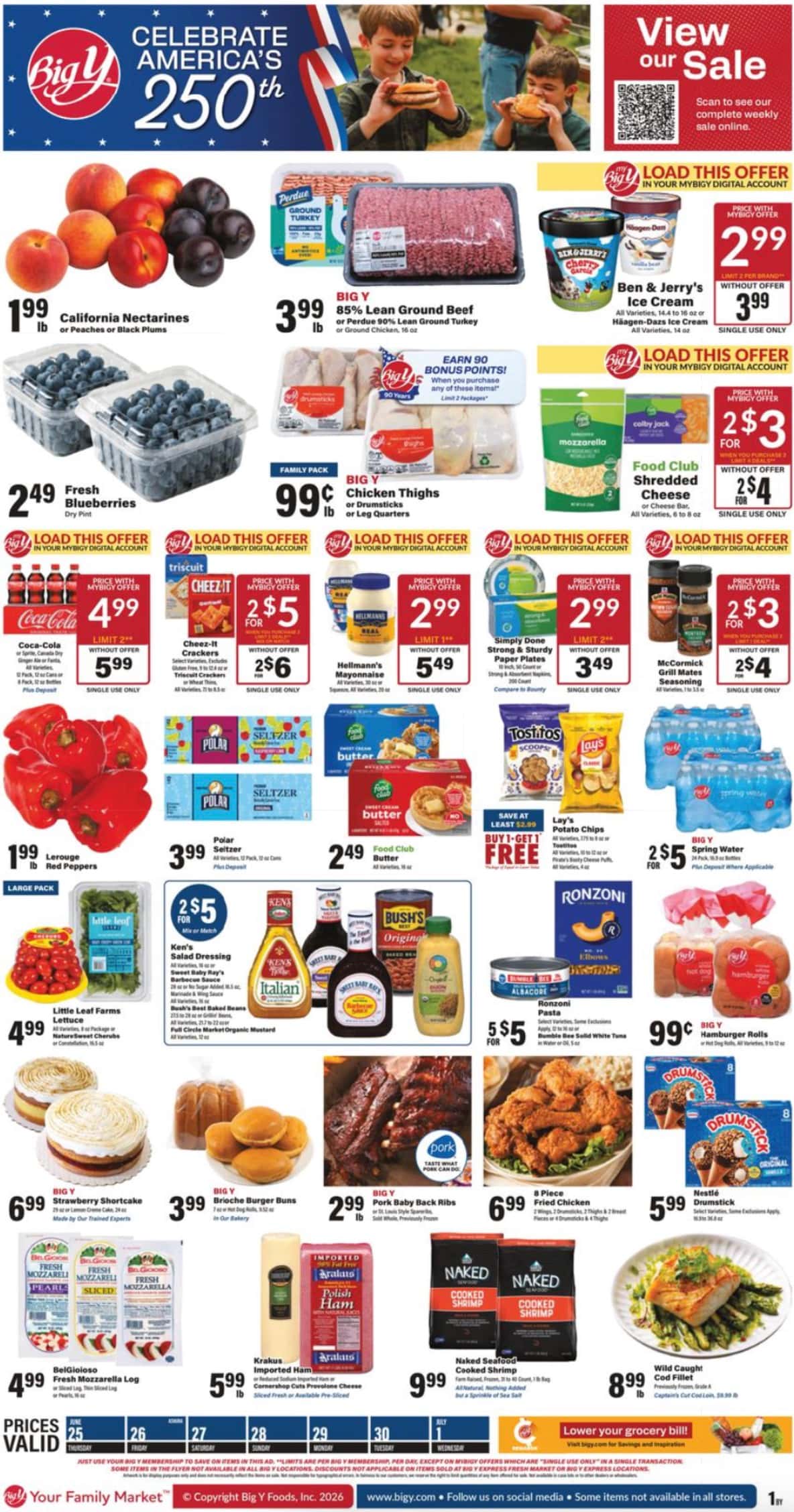 Big Y Flyer (6/25/26- 7/1/26) Weekly Ad Circular Preview